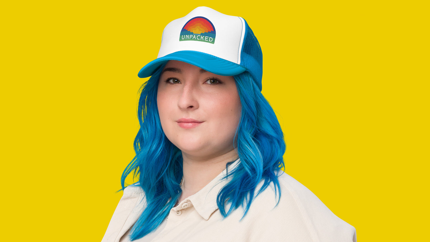 Vesper Jewish Magen David Sunrise Embroidered Trucker Hat – Unpacked